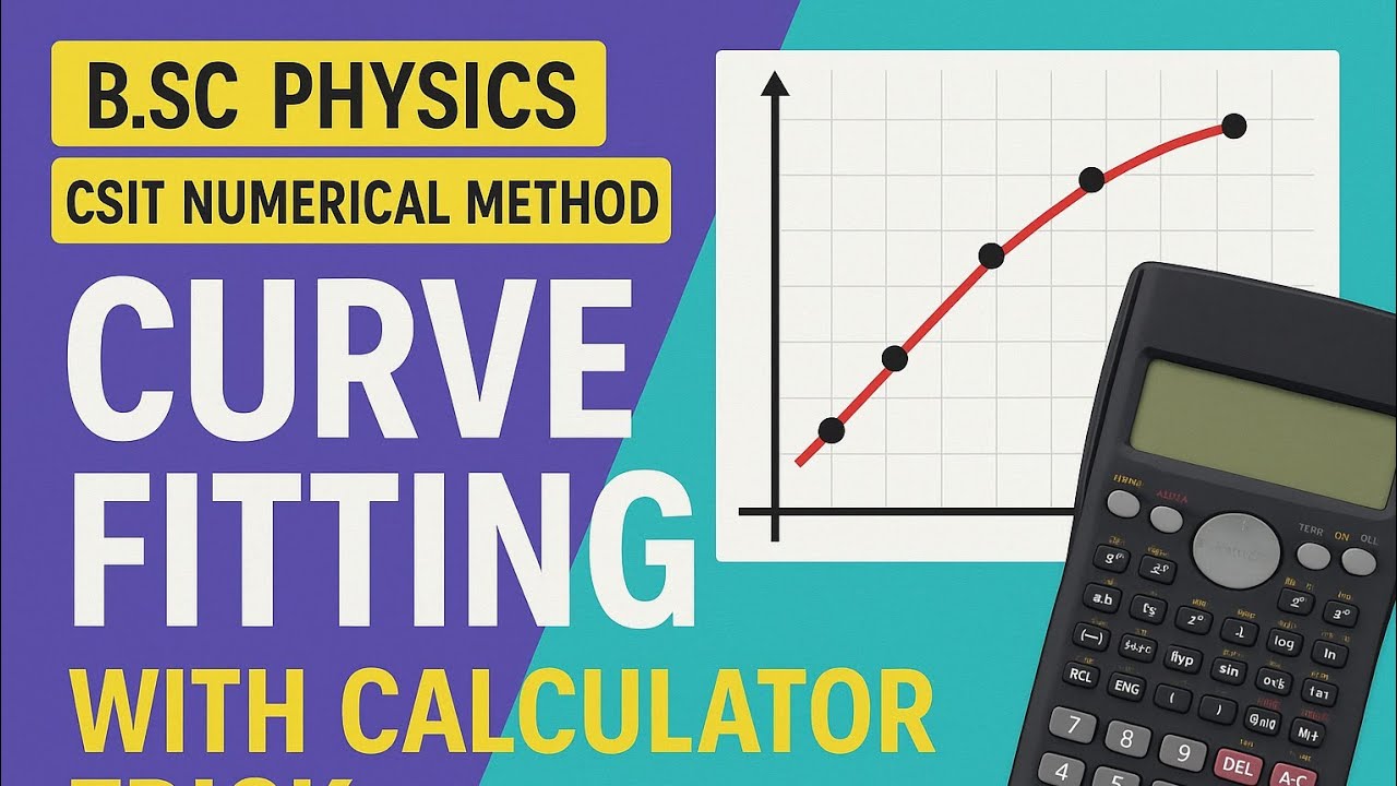 Exponential curve fitting || Numerical Method || Calculator Trick || B.Sc. Physics and B.Sc ...