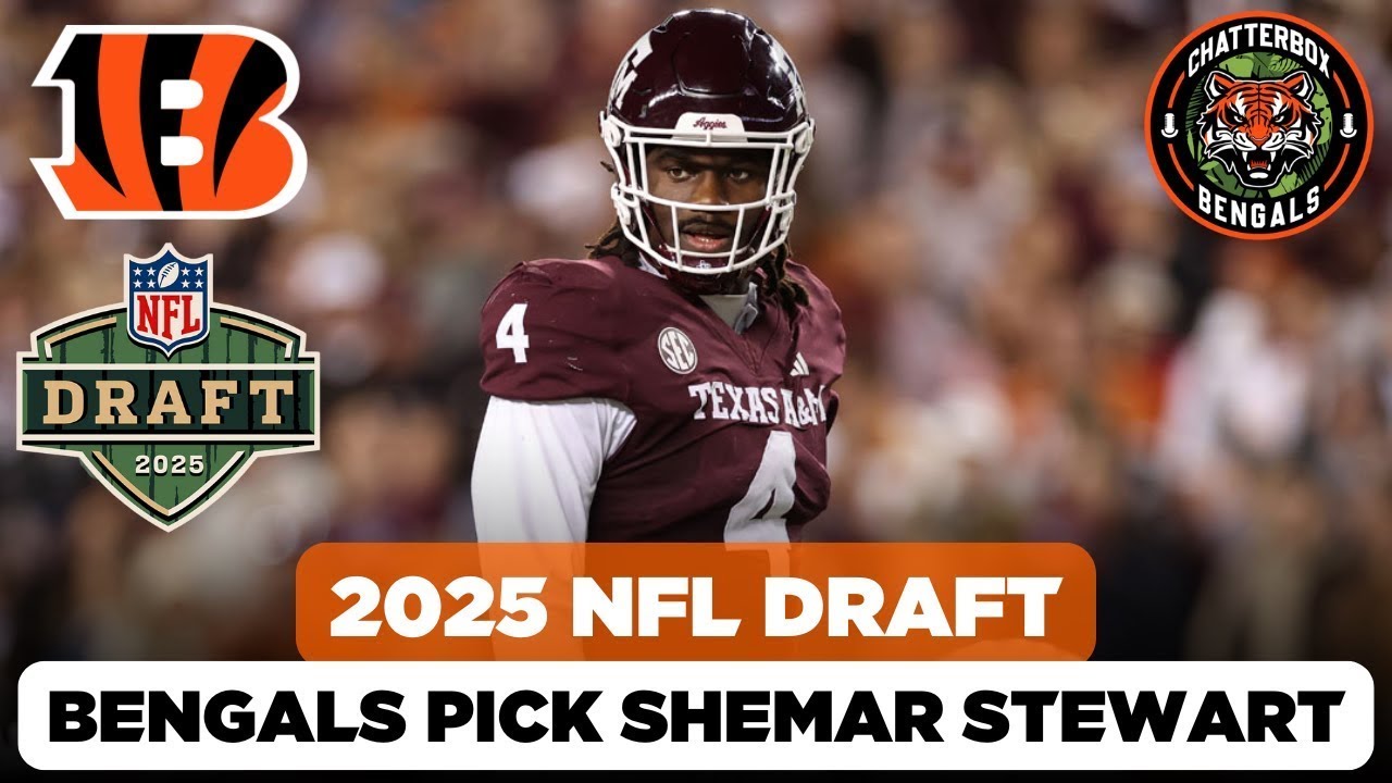 BENGALS PICK SHEMAR STEWART AT PICK #17 | 2025 NFL DRAFT FIRST ROUND ...