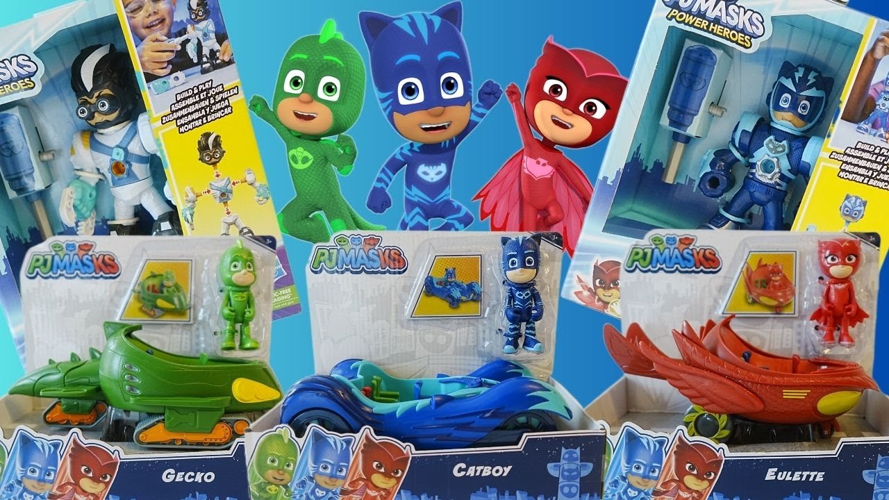 PJ MASKS Toys! All New Cars & Robots | MEGA Toys Unboxing & Collection ...