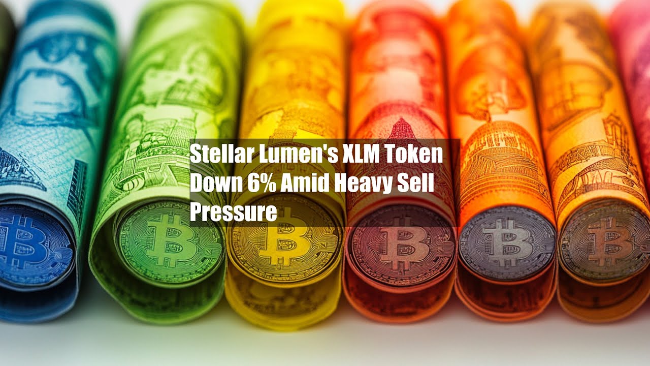 Stellar Lumen's XLM Token Down 6% Amid Heavy Sell Pressure - YouTube