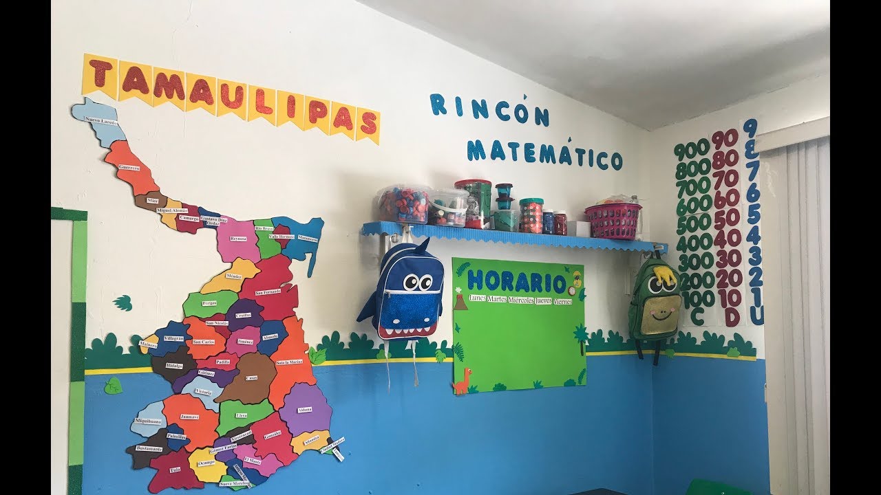 Decoración de Dinosaurios | Salón de clase ♡ - YouTube