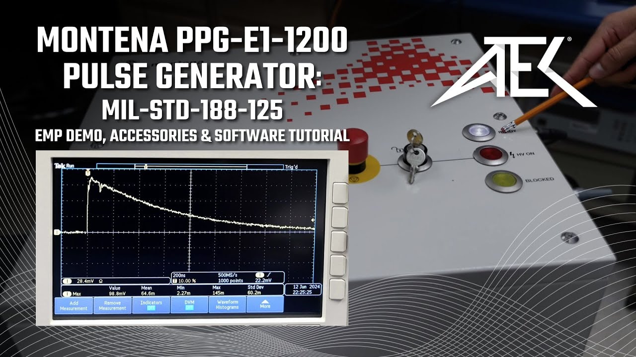 EMP Pulse Generator for MIL-STD-188-125-1 and -2 - YouTube