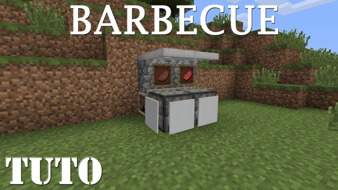 TUTO BARBECUE SUPER RÉALISTE - MINECRAFT PS4 - YouTube