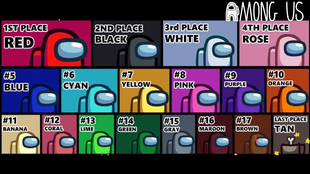 Among Us - Color Coding - YouTube