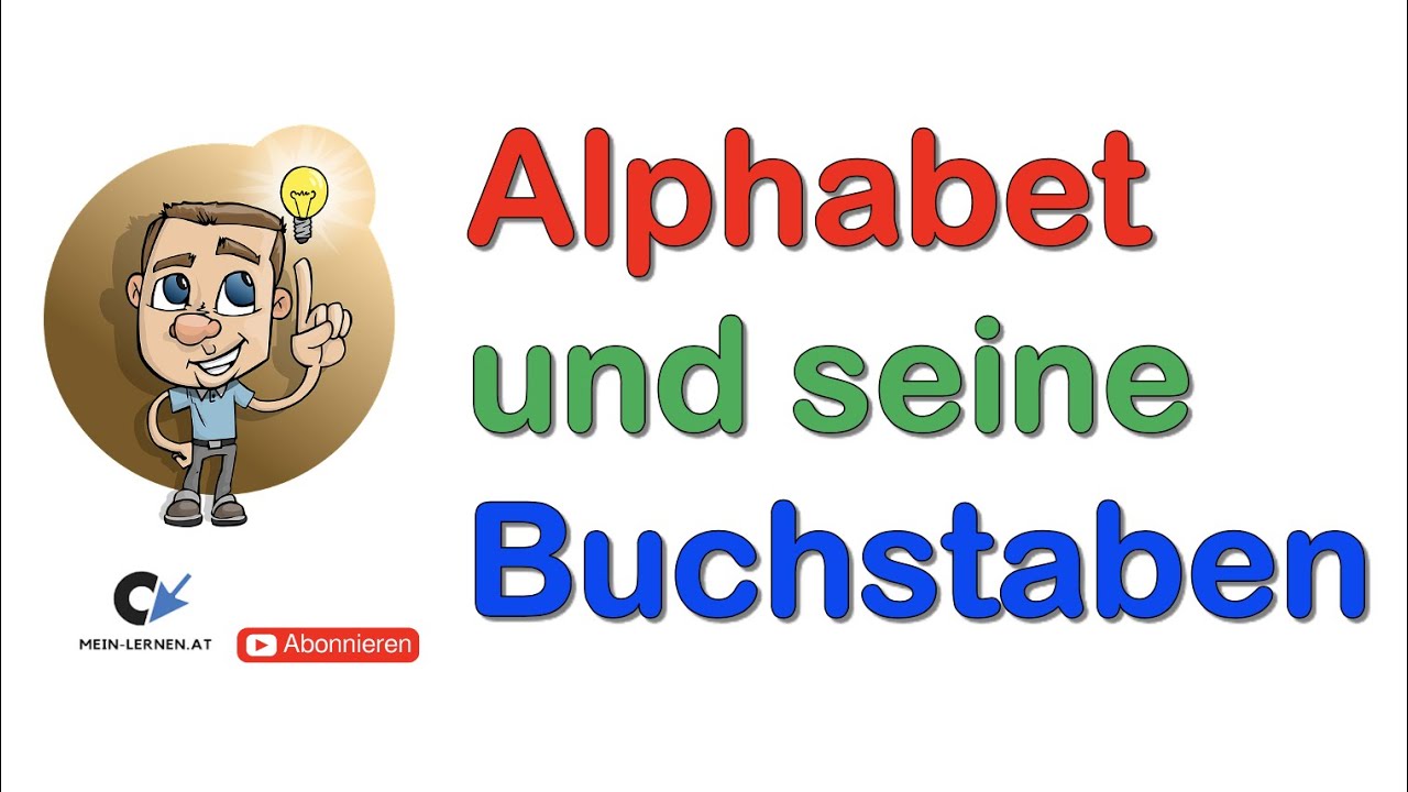 Das Alphabet und seine Buchstaben - YouTube