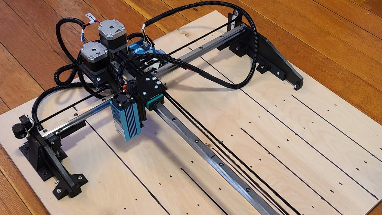 3D Printed Laser engraver [STL Files & Parts in Description] - YouTube