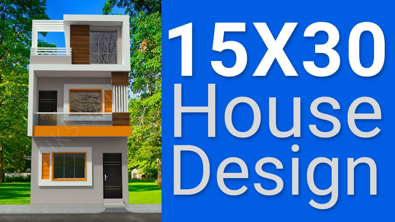 15X30 Small House design and 3d floor plan - YouTube