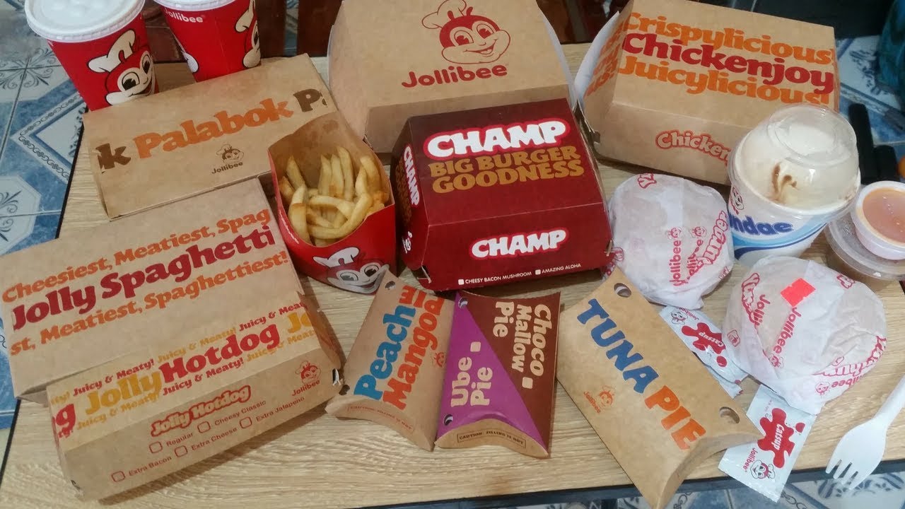 Jollibee menu challenge!! (Pinoy mukbang) - YouTube