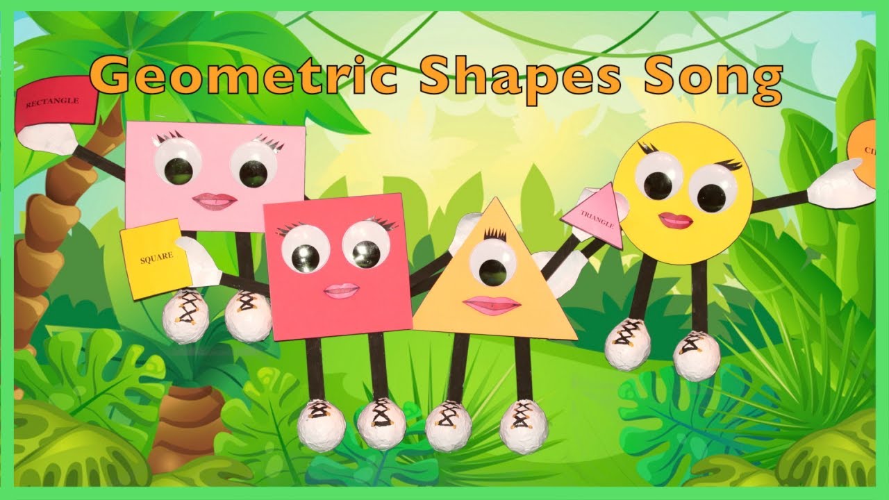 Geometric Shapes Song | Bilingual Kids Ms. Inés - YouTube