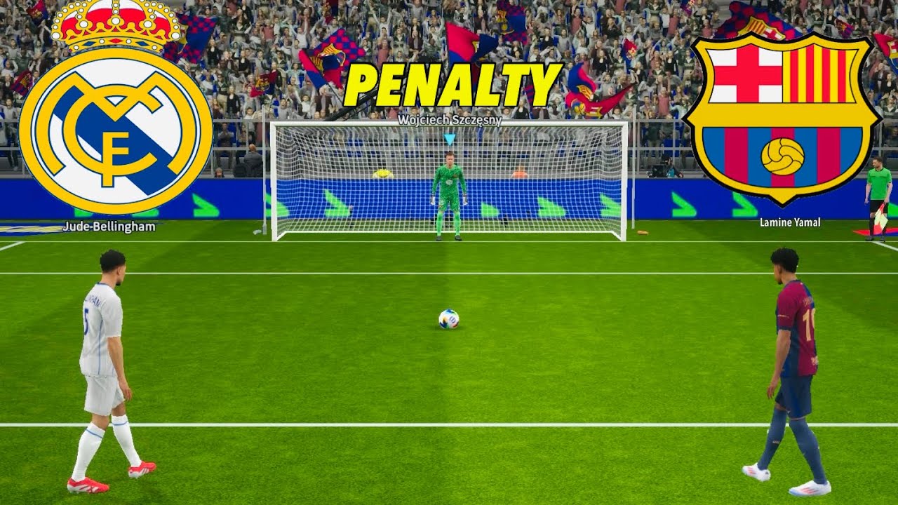 RMA vs FCB Match | FC Barcelona vs Real Madrid Full Penalty Kick ...