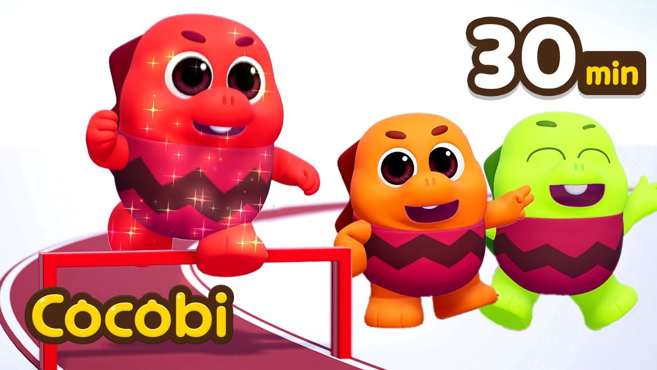 Color Run with Lobi🌈and More! | Color Videos For Kids | Cocobi - YouTube