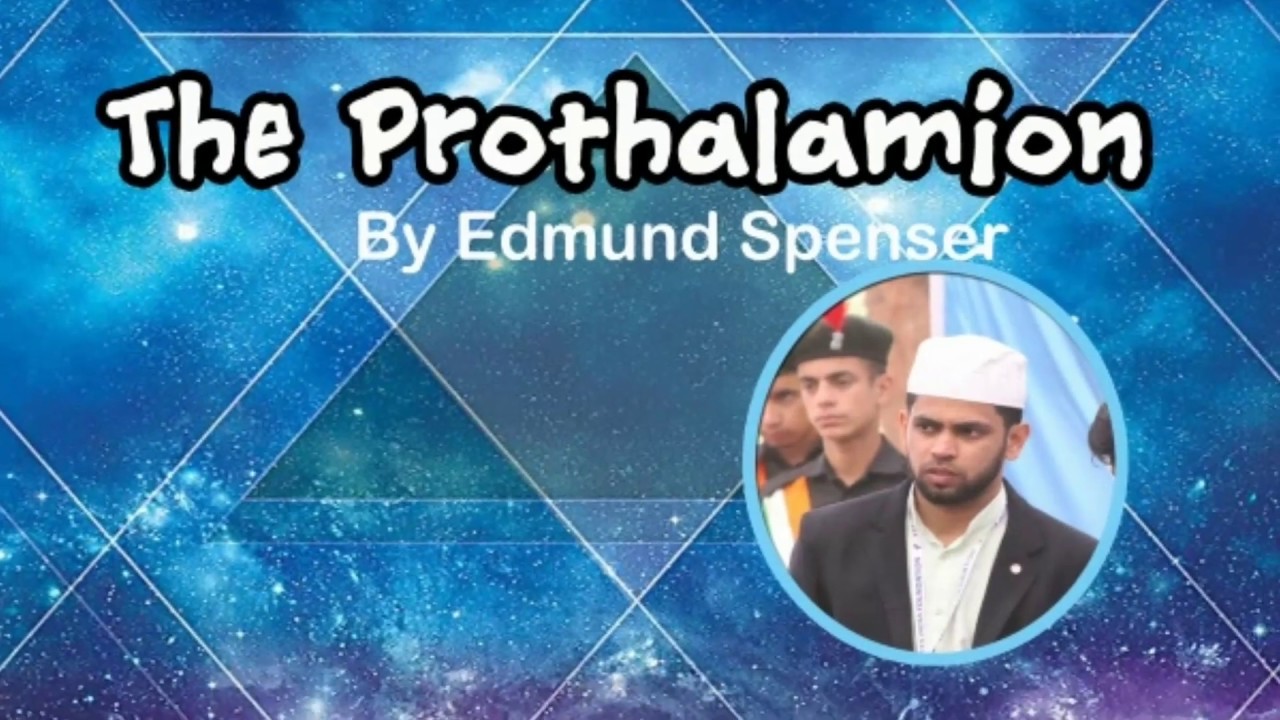 Prothalamion by Edmund Spenser Summary in Malayalam Ignou - YouTube