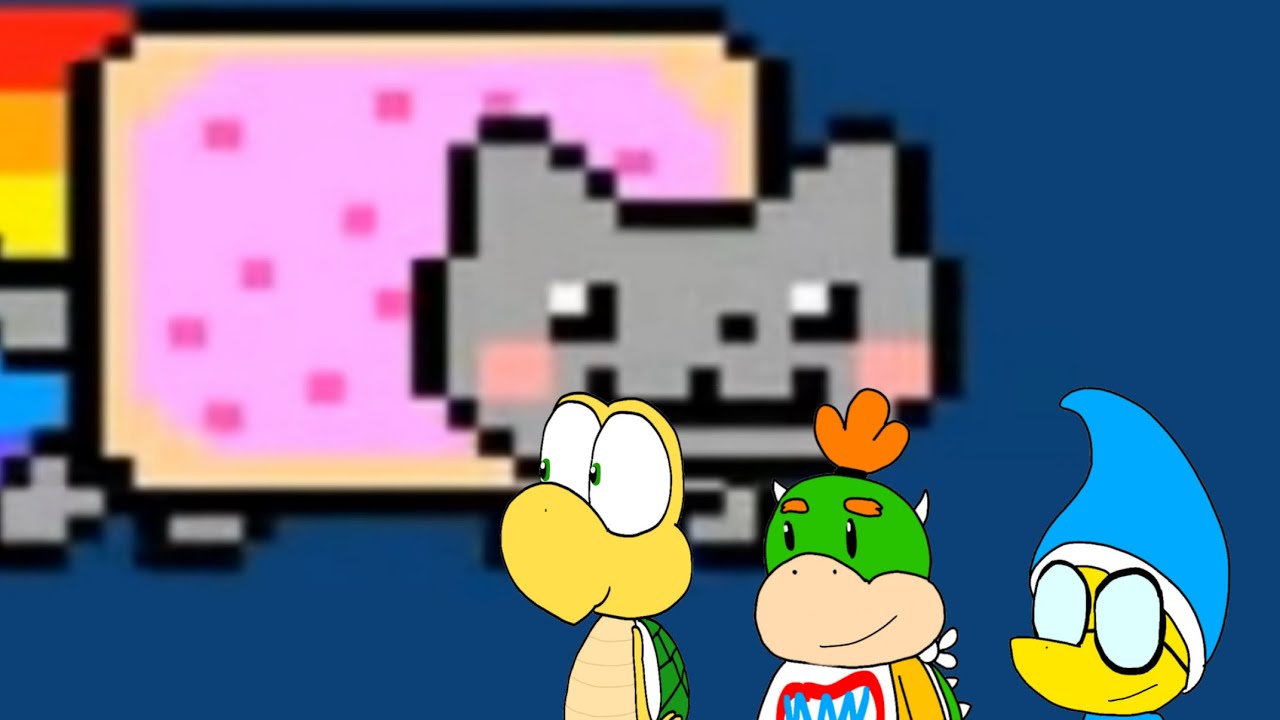 JN FNF FNAF SB Clips Bowser Jr his friends Watching Nyan Cat - YouTube