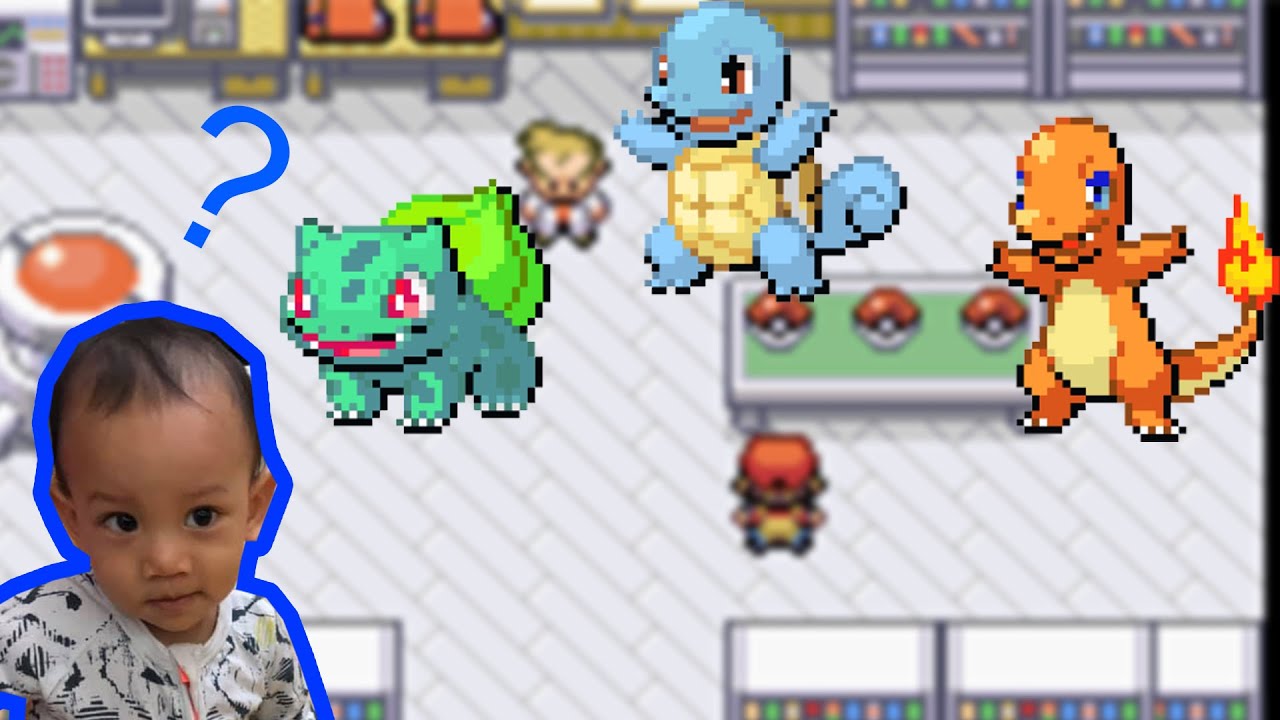 My Son Pick his First Starter Pokemon - YouTube