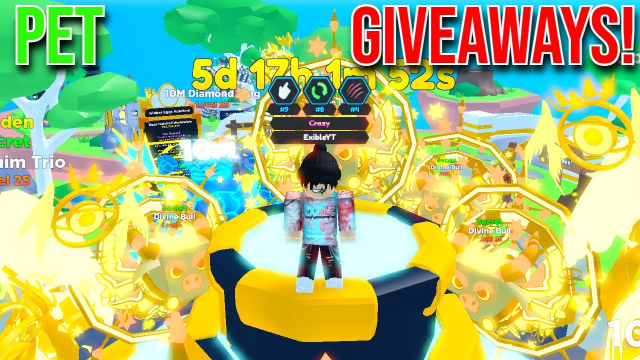 🔴 Roblox *NEW* HEAVEN WORLD & PET GIVEAWAYS and TRADE COINS in Tapping ...