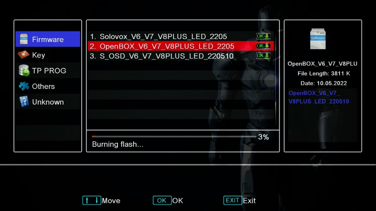 SOLOVOX and OPENBOX V6 V8S V220510 firmware support CAJACAM - YouTube