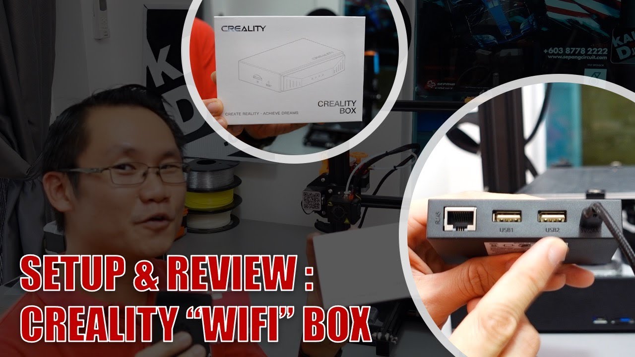Creality WiFi Cloud Box unbox, setup guide and review (A Beginner's ...
