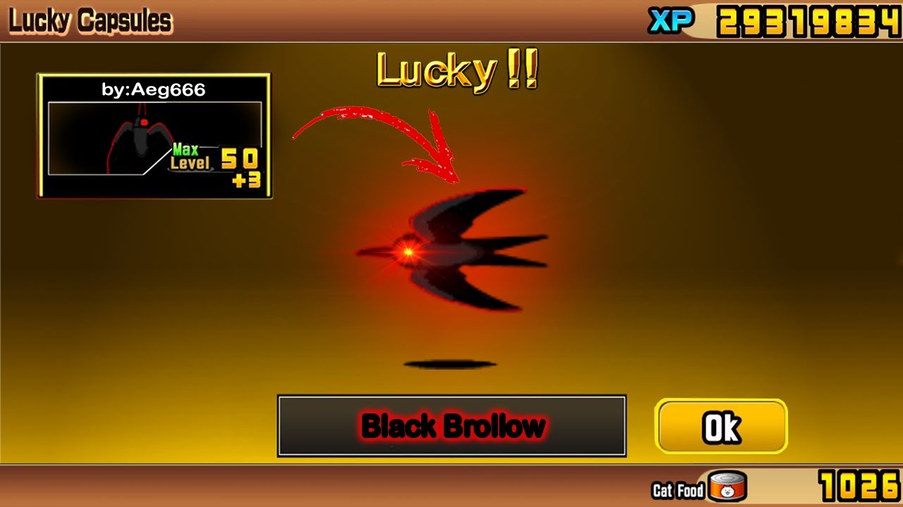 The Battle Cats - Unit Amazing Black Brollow - YouTube