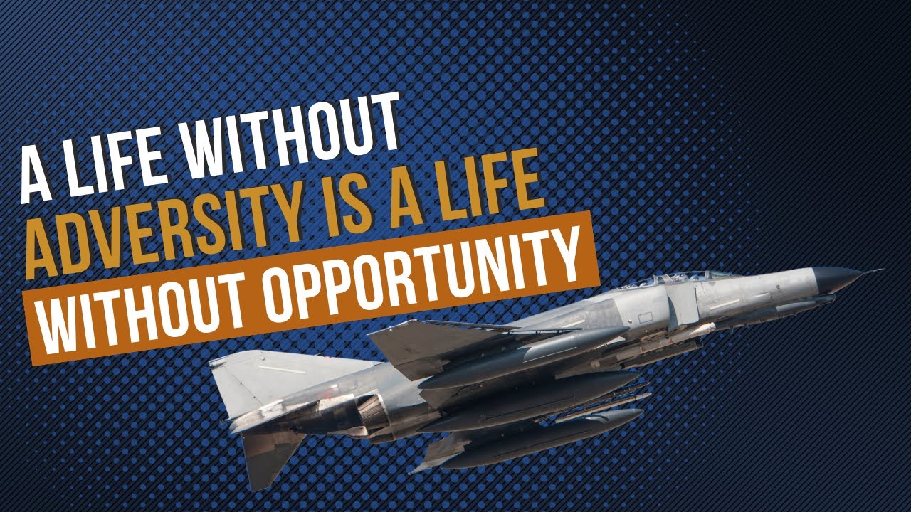 A life without adversity is a life without opportunity: Lessons on hope ...