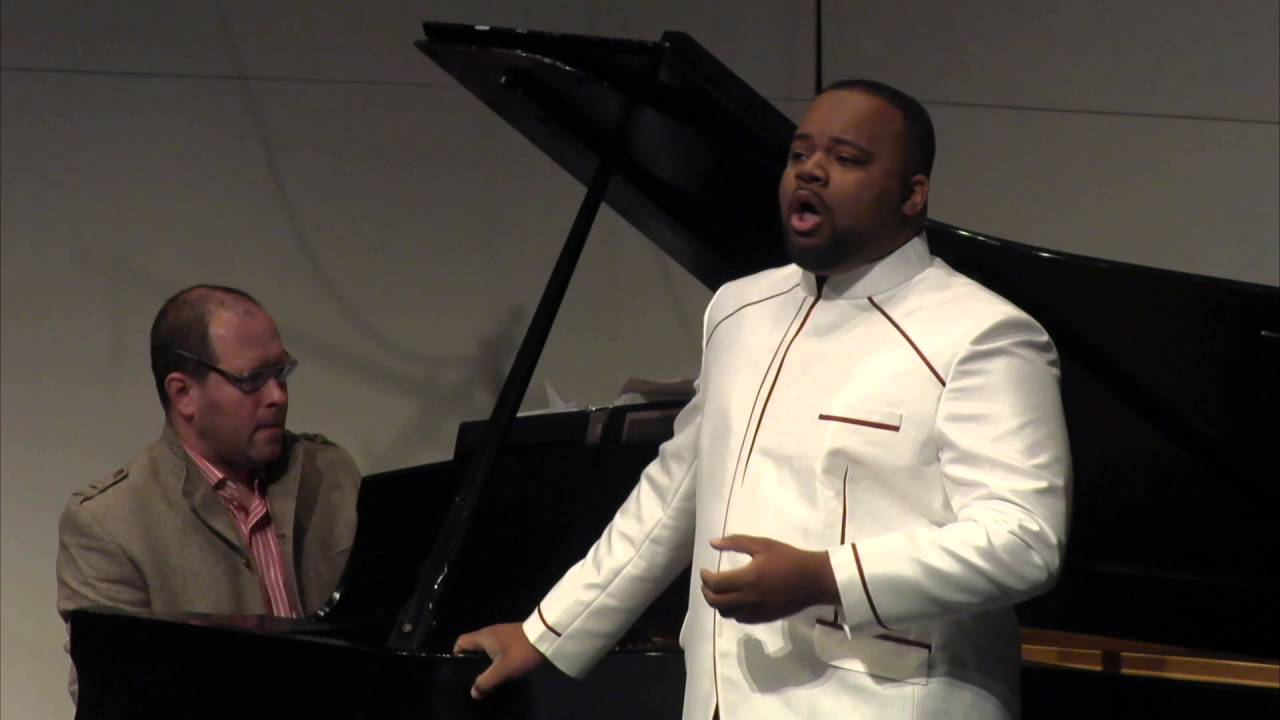 Student Showcase Recital: Alfonzo Cooper, Jr., tenor - YouTube