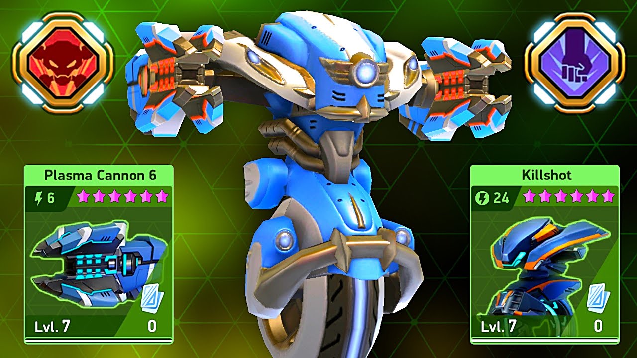 Killshot + Plasma Cannon 6 - Mech Arena - YouTube