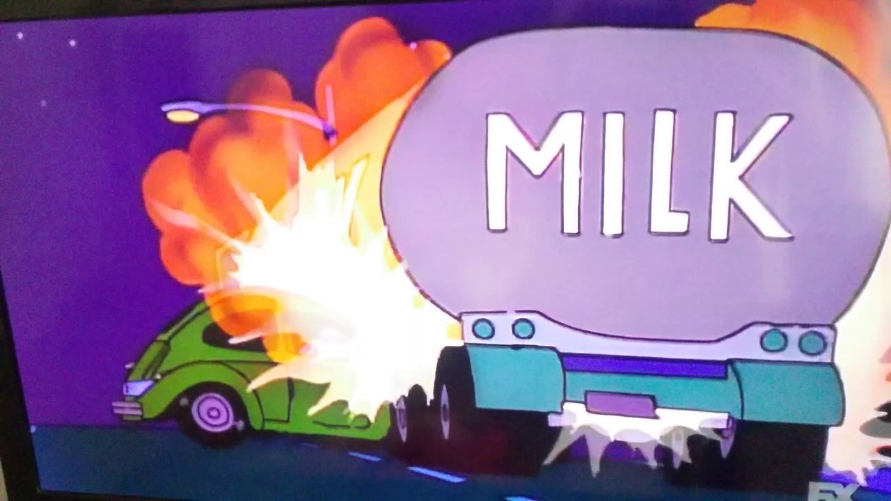 Milk Truck Explosion (The Simpsons) - YouTube