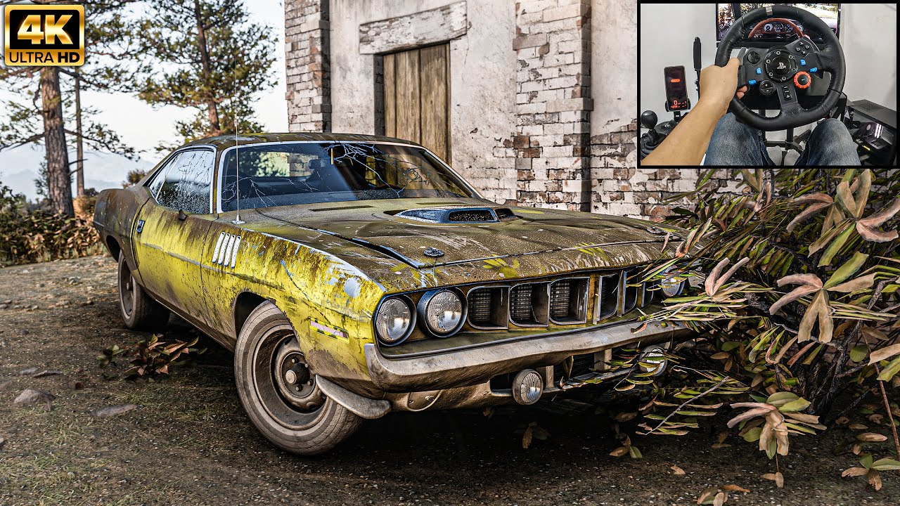 Rebuilding a Plymouth Cuda 426 Hemi - Forza Horizon 5 | Logitech g29 ...