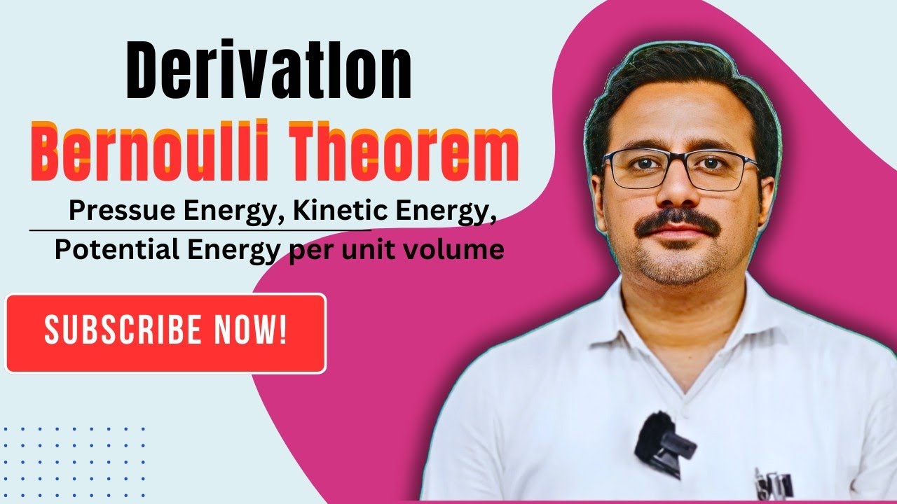 Derivation of Bernoulli theorem - YouTube