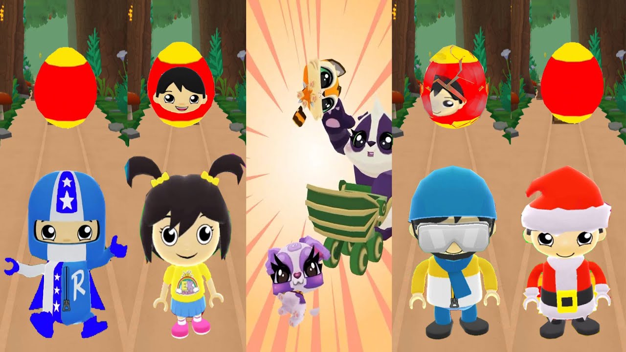 ALL FIVE CHARACTERS UNLOCK IN TAG WITH RYAN AND DASH TAG - YouTube