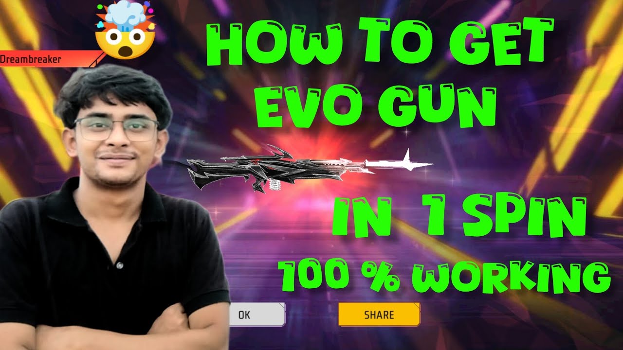 How To Get Evo Gun In 1 Spin !Get Evo Gun In Single Spin !Evo Gun ...