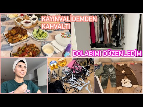 DÜNÜRLER BULUŞTU🥰KAYINVALİDEMDE KAHVALTI🙌🏼DOLABIMI DÜZENLEDİM🫢PATPAT ALIŞVERİŞİM👶🏻-GÜNLÜK VLOG