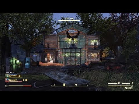 Fallout 76 C.A.M.P. Build Modern Riverside Cabin - YouTube