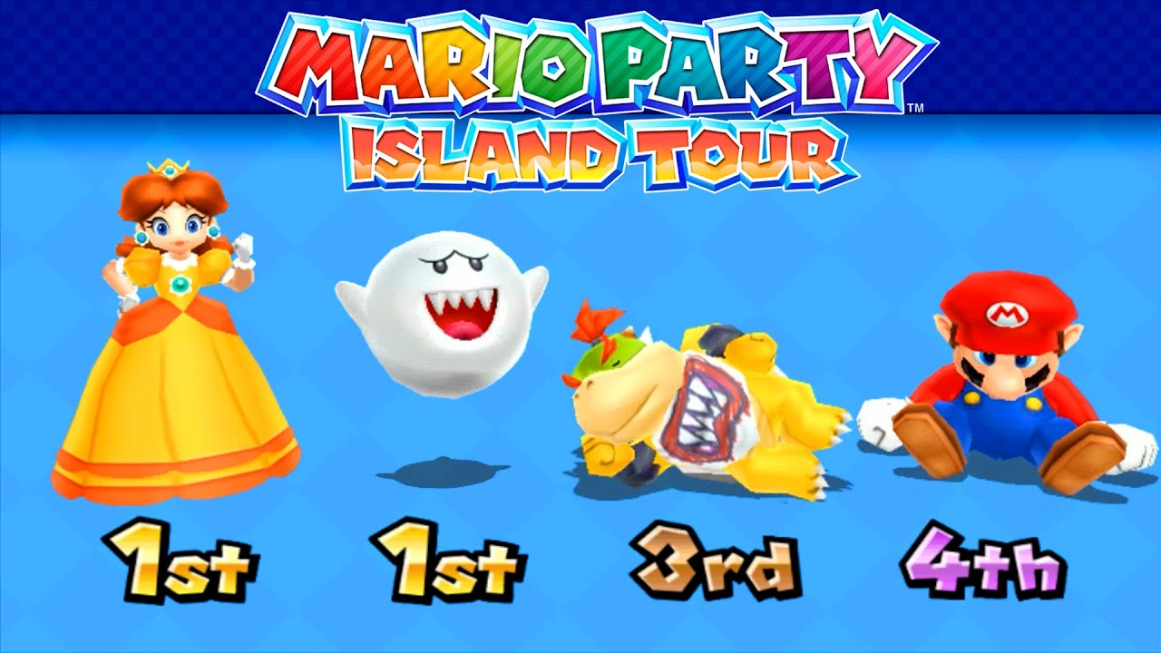Mario Party: Island tour Minijuegos en Español - Daisy Vs Boo Vs Bowser ...