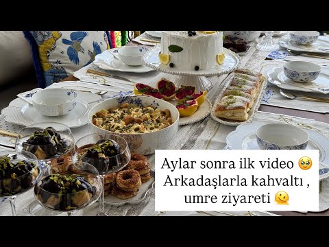 Arka  Bahçede Kahvaltı  ve Arkadaşımın Muhteşem Sofrası 🫠