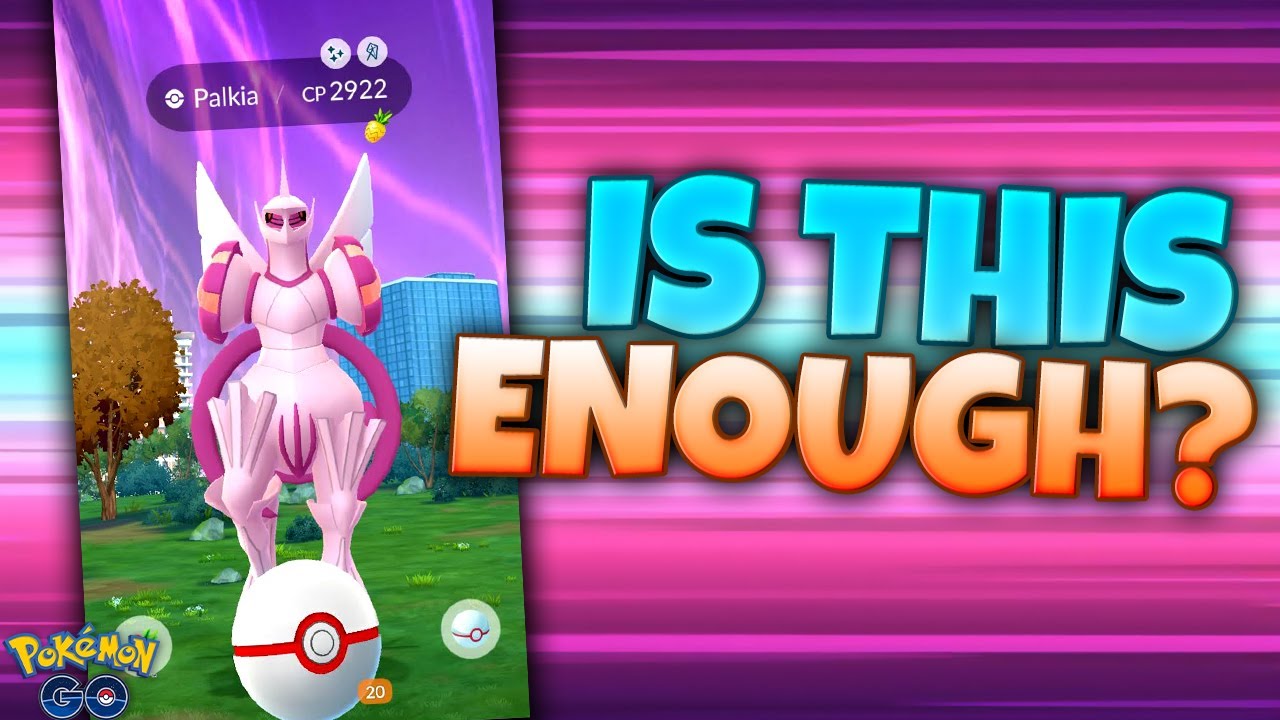 FREE SHINY ORIGIN PALKIA AND DIALGA? Pokémon GO Origin Raid Day ...