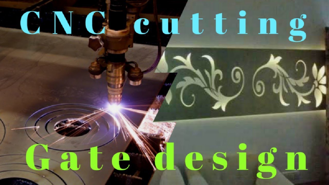 CNC cutting model Gate design - YouTube