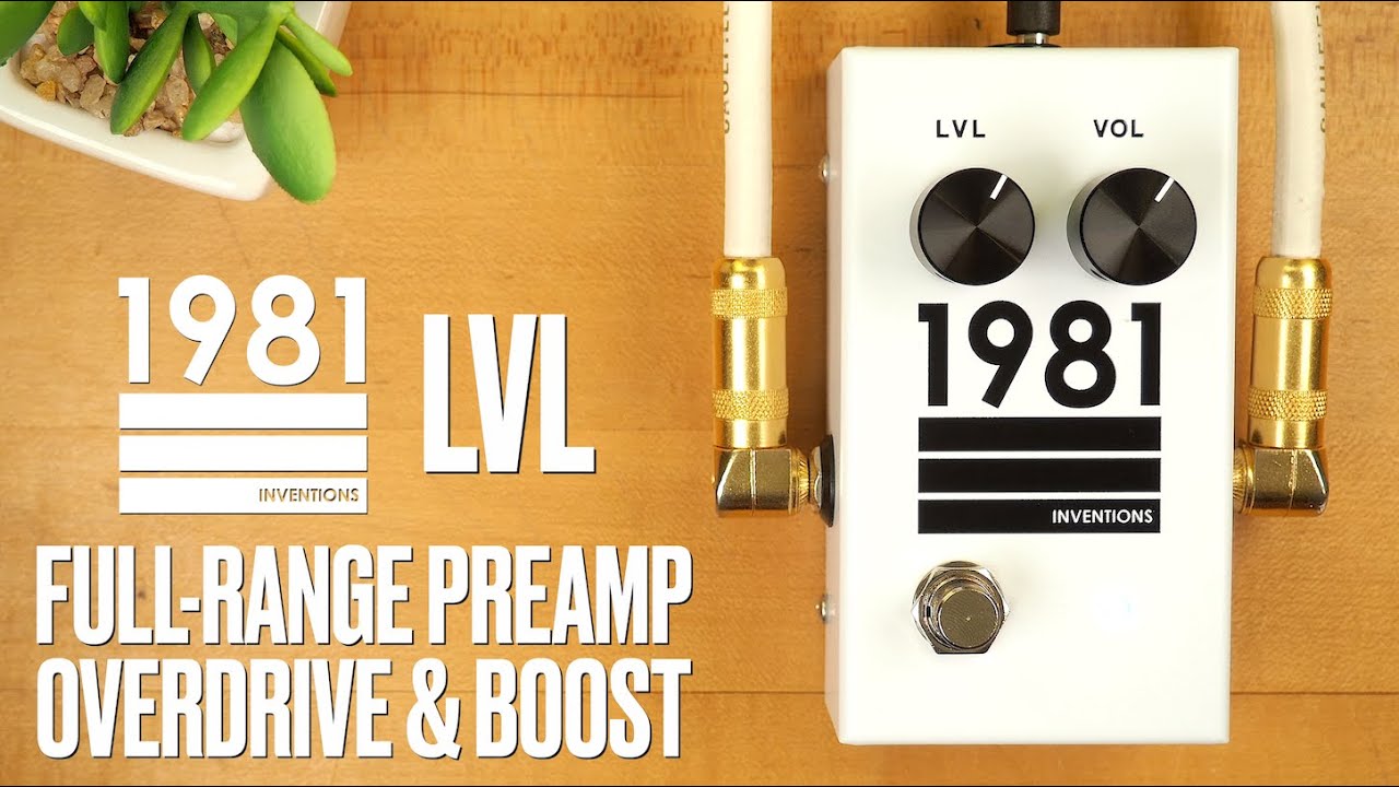 1981 Inventions LVL Full-Range Overdrive Preamp Boost - YouTube