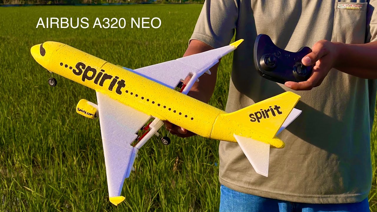 RC Plane Build out of Thermocol | Airbus A-320 Neo Spirit - YouTube