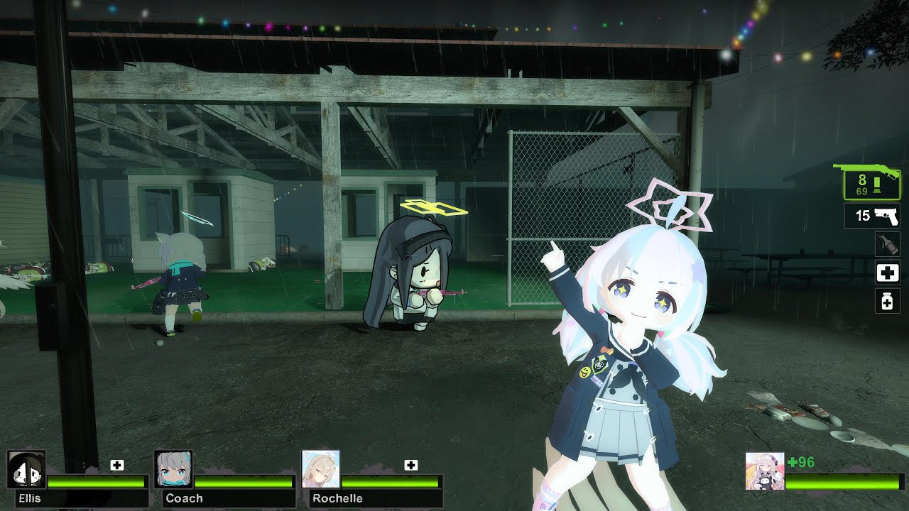 Left 4 Dead 2 + blue archive mods - modded Dark Carnival Storm Mode ...