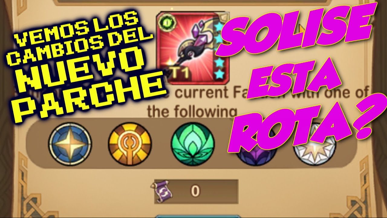 VEMOS LAS HABILIDADES DE SOLISE, LAS NUEVAS UNIONES Y EL OBJETO NUEVO ...