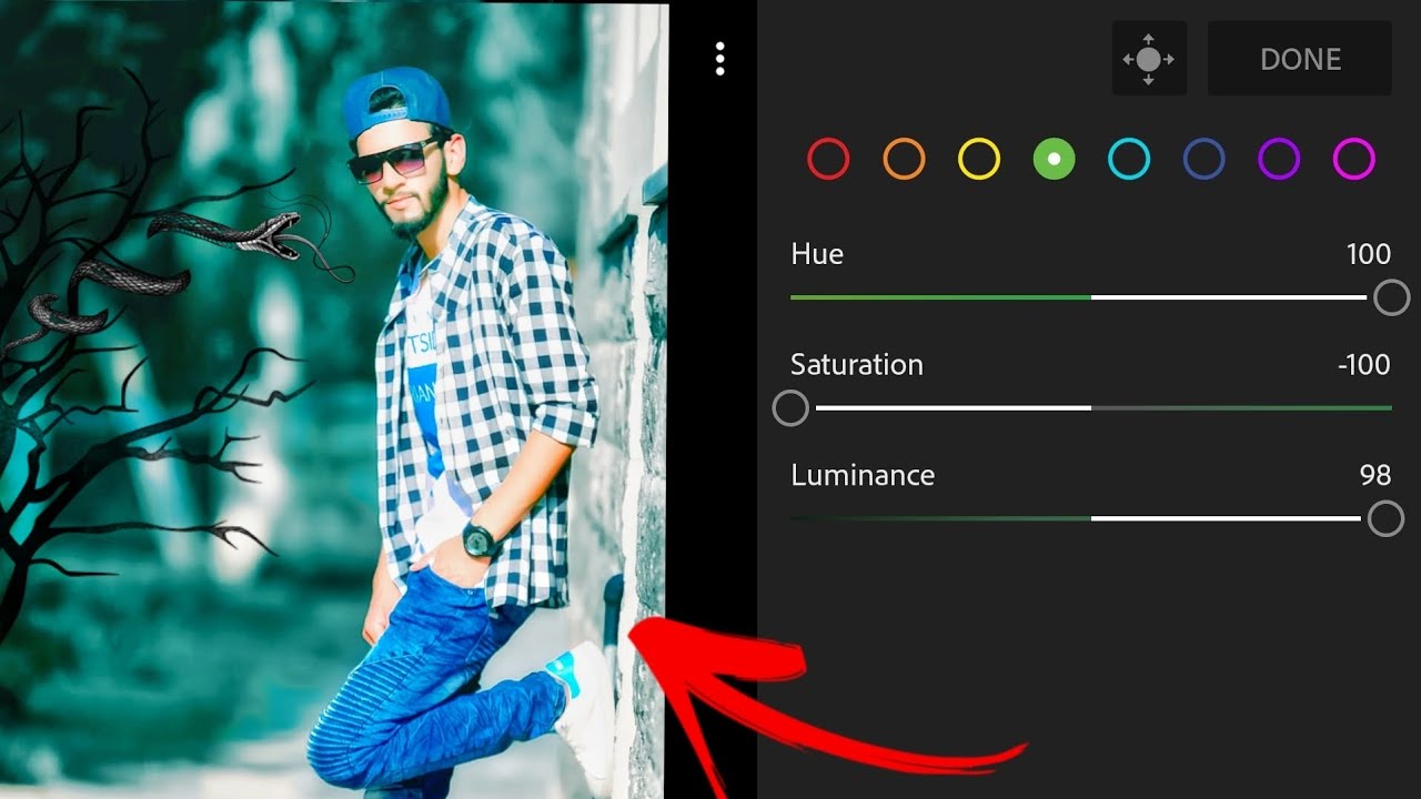 Blue and Green effect lightroom phoot editing | Orange color photo ...