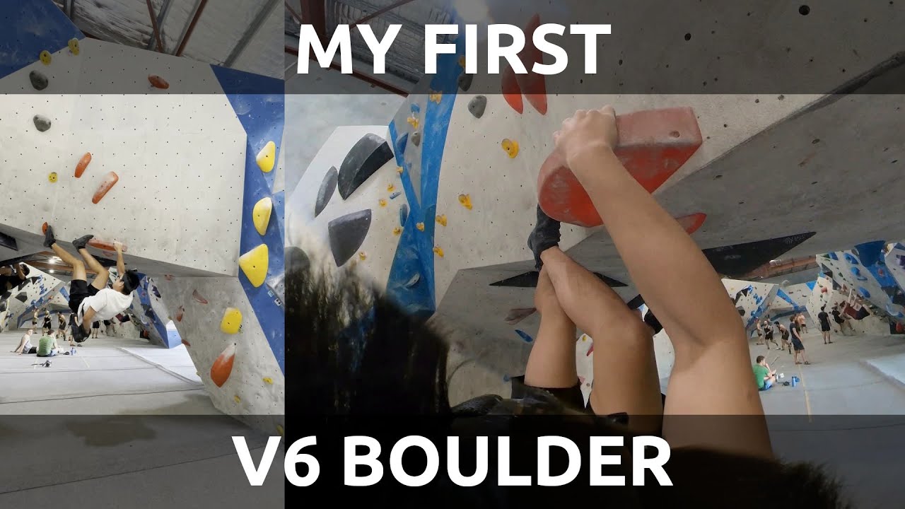 Climbing my first V6! | POV Bouldering Project - YouTube
