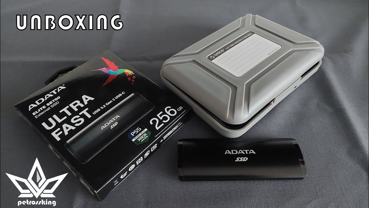 [Unboxing] ADATA SE760 (SSD) & ORICO box - YouTube