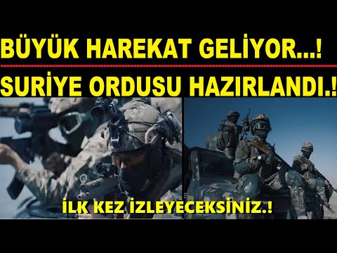 İLK KEZ İZLEYECEKSİNİZ.! SURİYE ORDUSU HAZIRLANDI.!