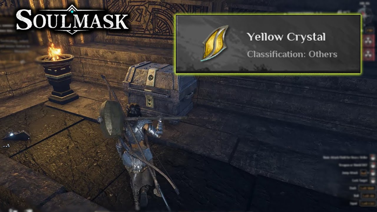 SOULMASK - Yellow Crystal location | Ancient Lab in Southern Wasteland ...