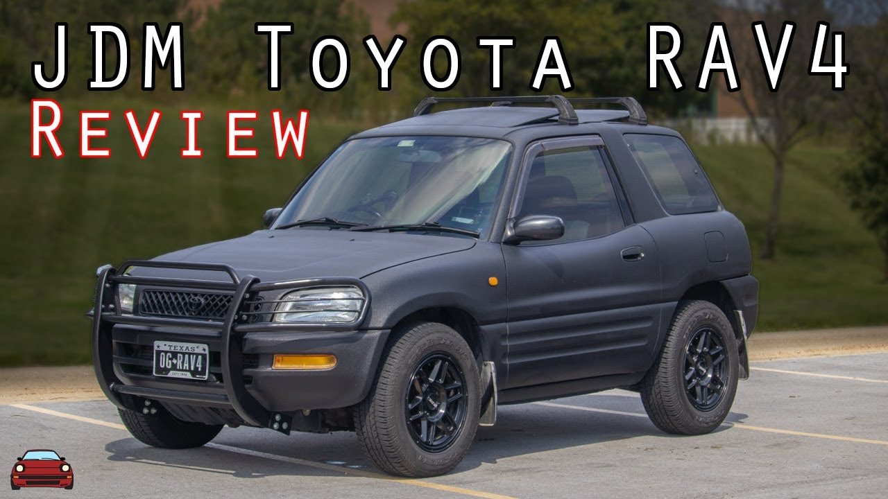 1995 Toyota RAV4 L Review - A JDM 3-Door SUV! - YouTube