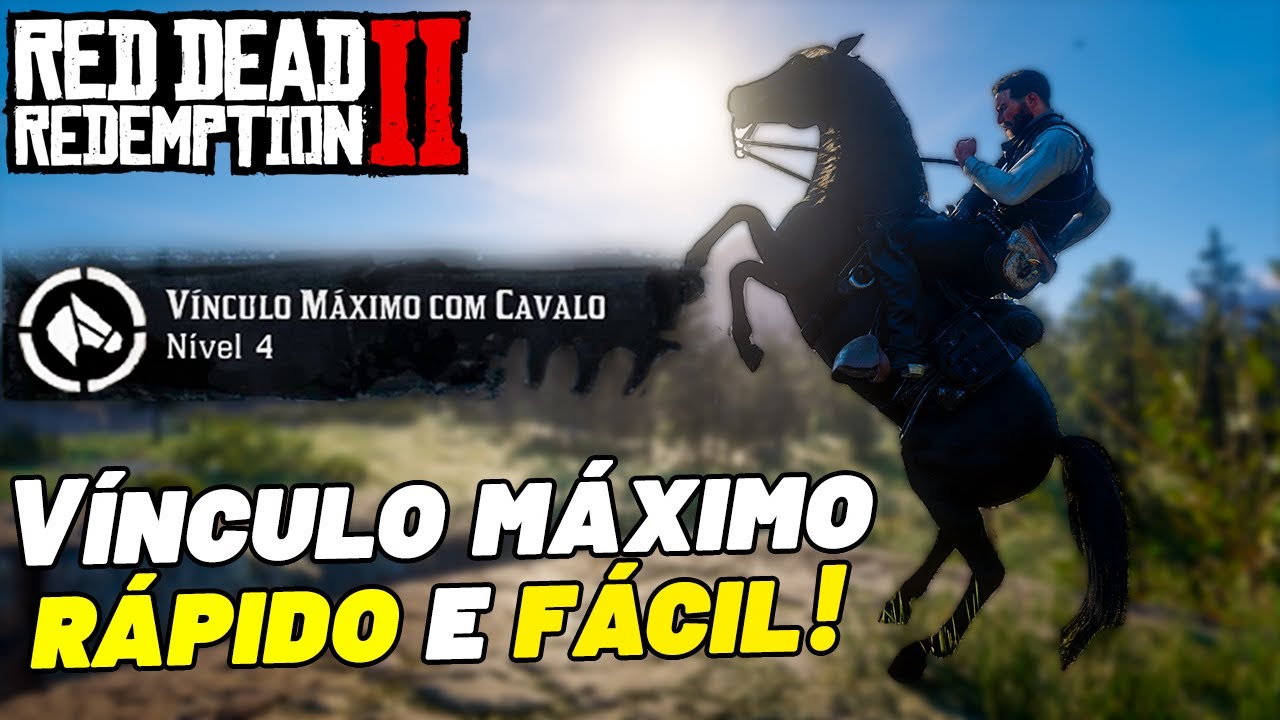 Como conseguir NÍVEL 4 de VÍNCULO com o CAVALO no Red Dead Redemption 2 ...