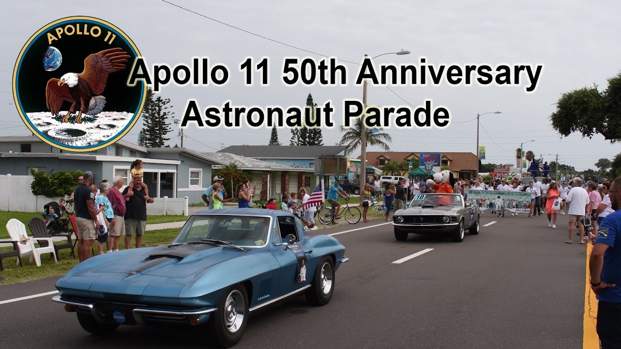 Apollo 11 50th Anniversary Astronaut Parade in Cocoa Beach - YouTube