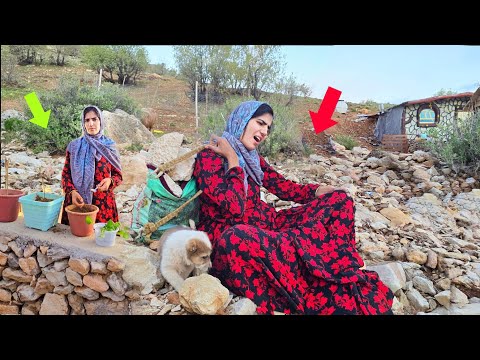 Tek Başına Anne Olmanın Zor Hayatı… Bir Dağ Sığınağındaki Günlük Mücadeleler