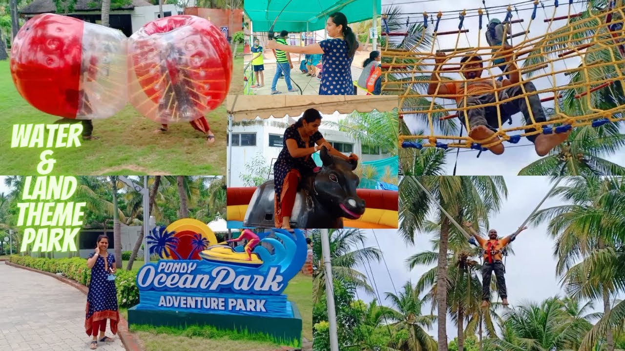 Pondy Ocean Park | POP | India's First Adventure Park with Water - YouTube